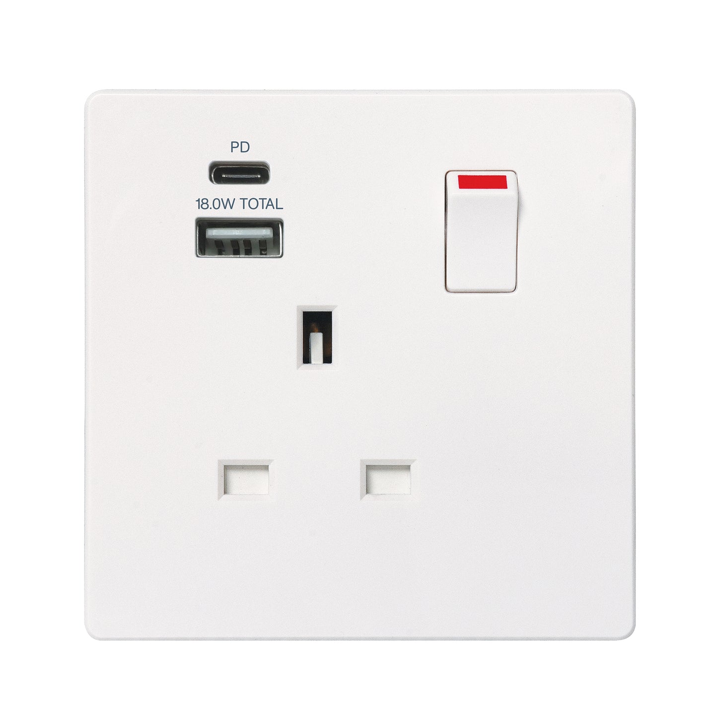 MK W2757UACWHI 1X13A SSO WITH USB(A+C) – Chee Kong Electric Co.